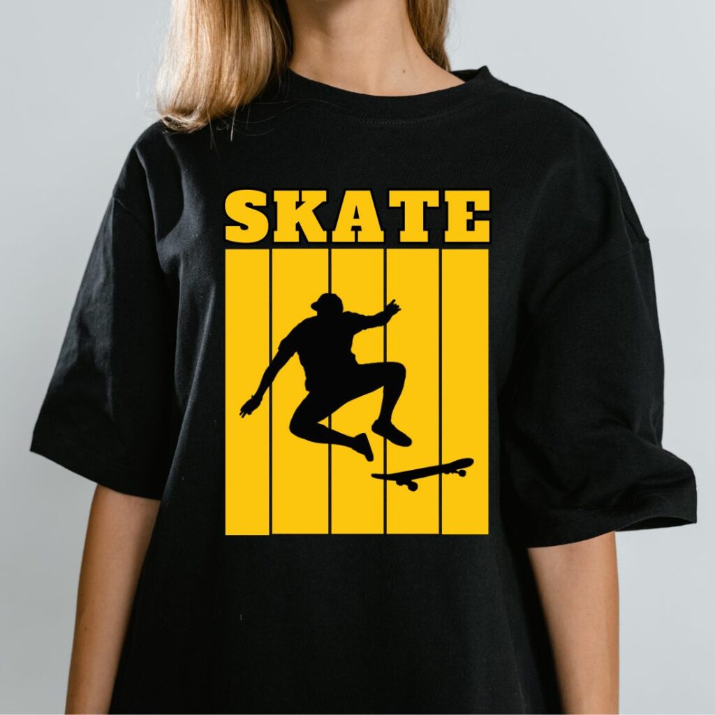 skate t-shirt design - MasterBundles