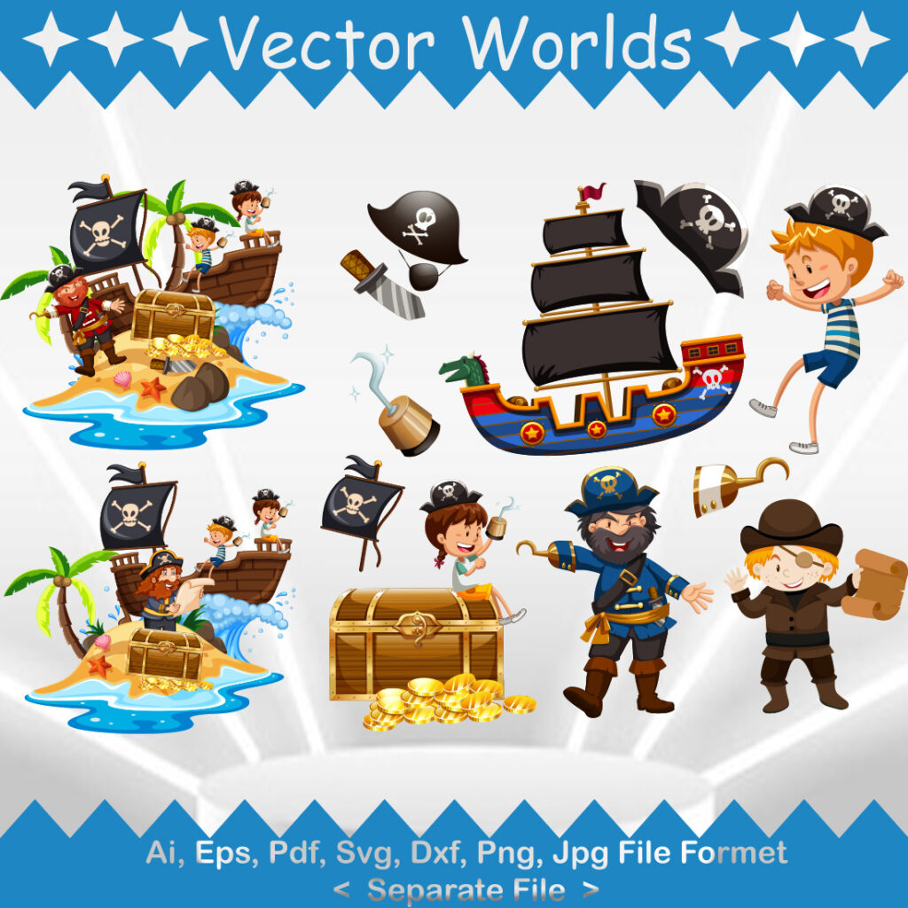 Pirate SVG Vector Design - MasterBundles