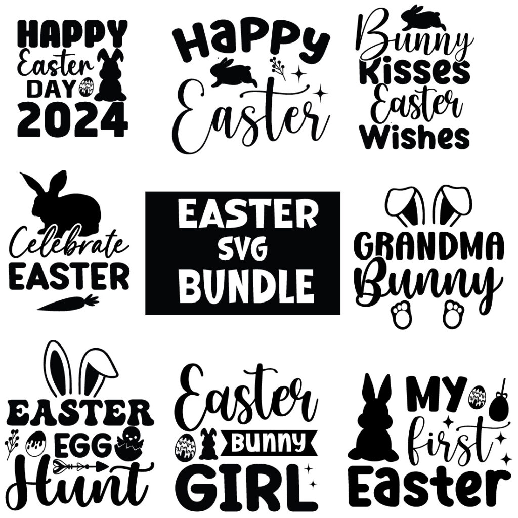 Retro Easter Svg Bundle - MasterBundles