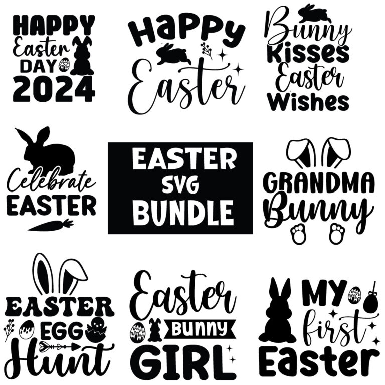 Retro Easter Svg Bundle - MasterBundles
