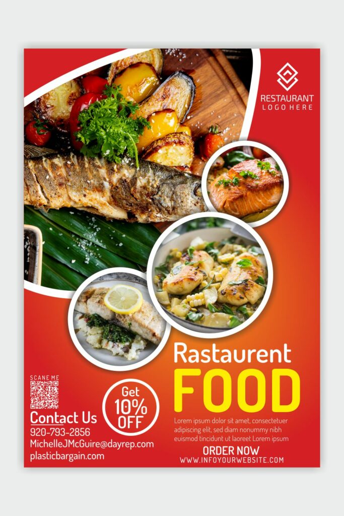 Food Flyer Template Design - MasterBundles