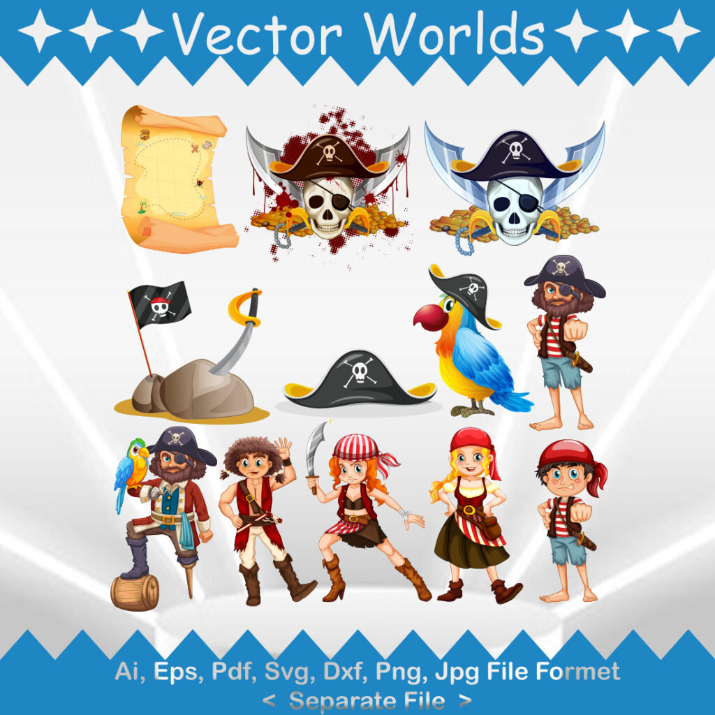Pirate SVG Vector Design - MasterBundles