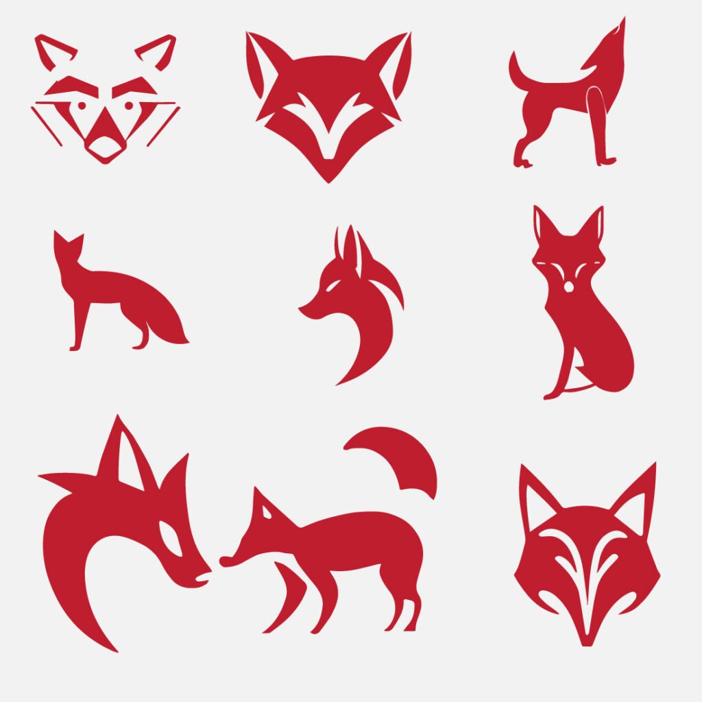 fox logo - MasterBundles