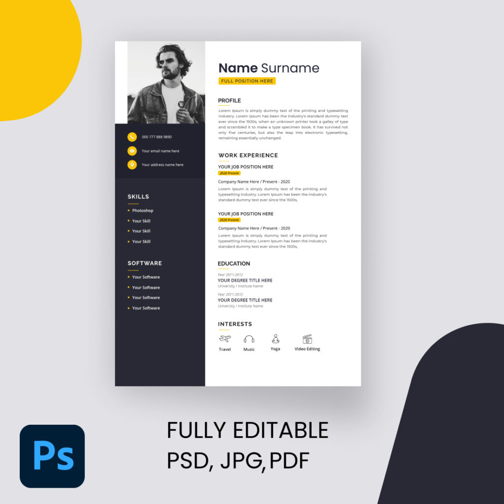 Creative UI UX Designer Resume/CV - MasterBundles Creative UI UX Designer Resume/CV - MasterBundles