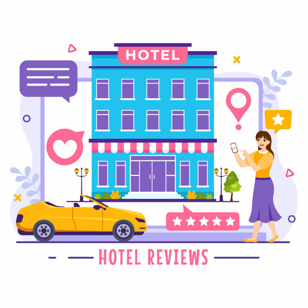 12 Hotel Reviews Illustration - MasterBundles