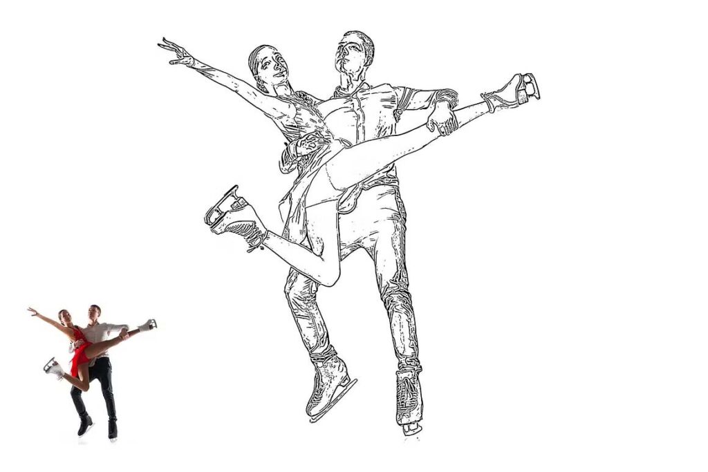 Easy Line Art Photoshop Action - MasterBundles