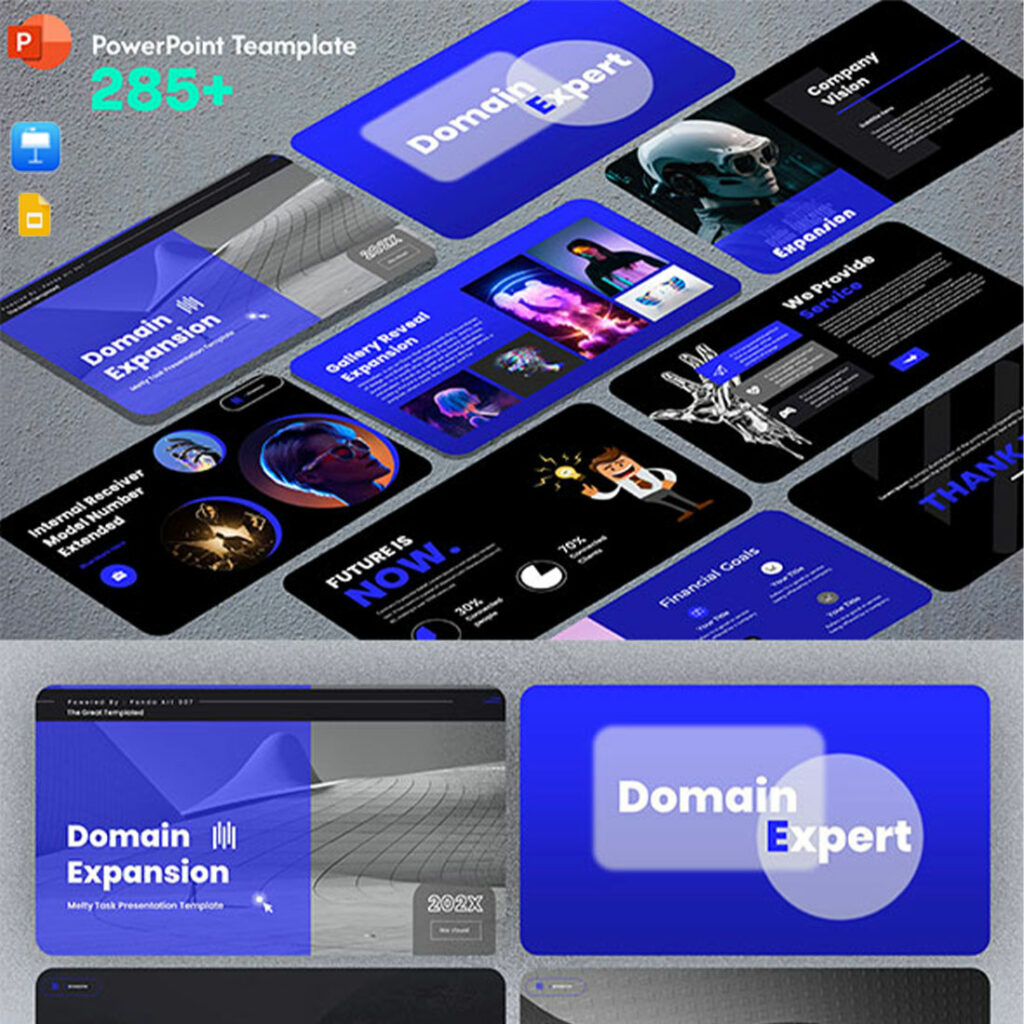 Domain Expansion Explain All File Presentation Template - MasterBundles