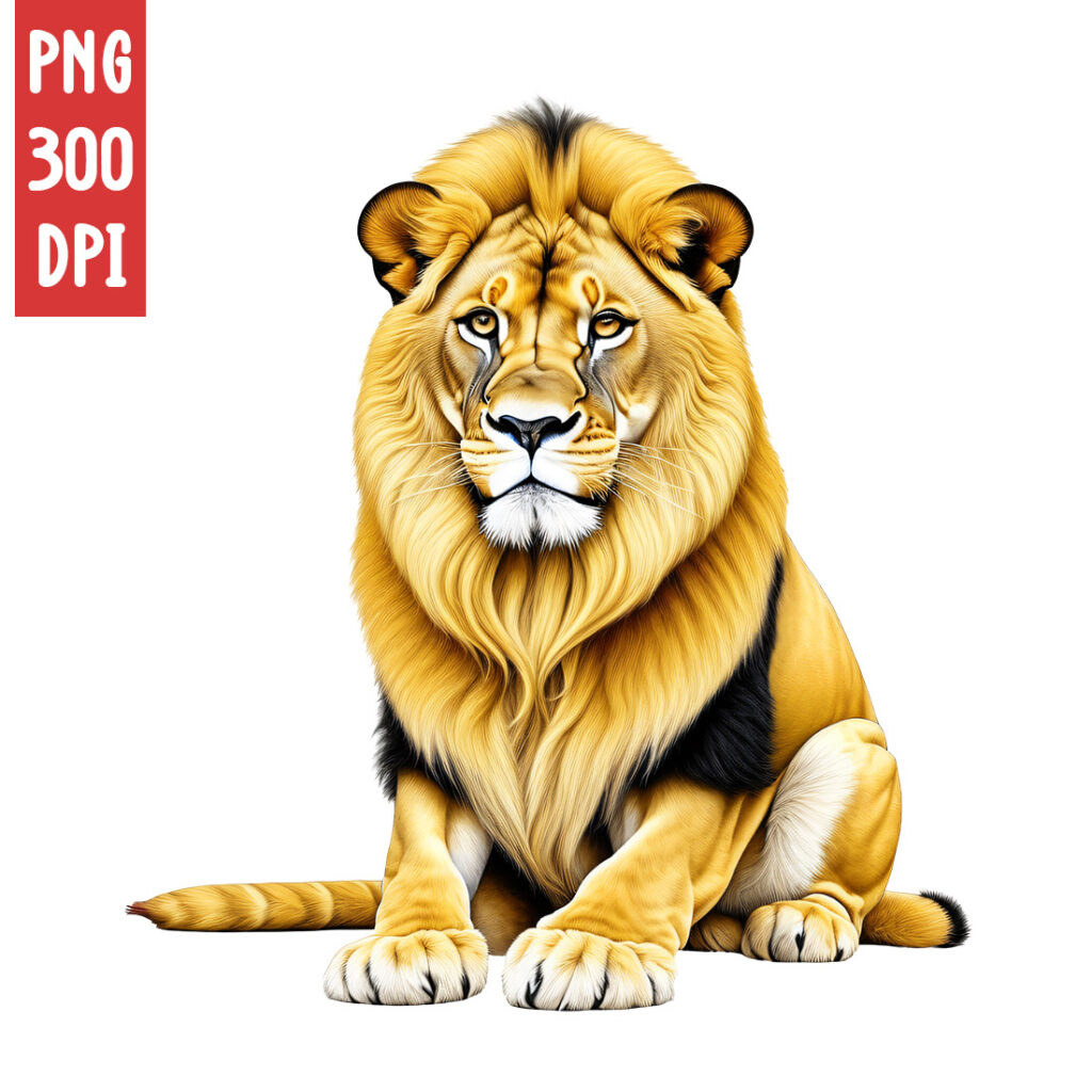 Lion Clipart | Animals Clipart | PNG - MasterBundles
