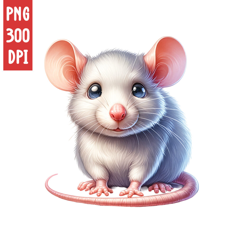 Cute Mouse Clipart | Animals Clipart | PNG - MasterBundles