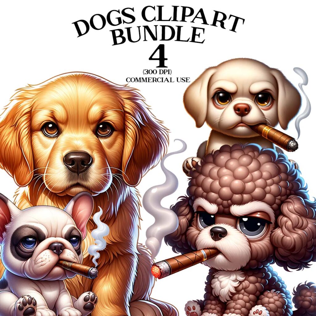 Dogs Clipart Bundle | Animals Clipart Bundle | Clipart - MasterBundles