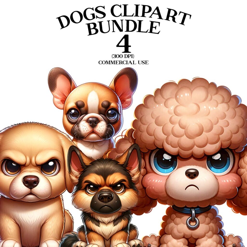Dogs Clipart Bundle | Animals Clipart Bundle | Clipart - MasterBundles