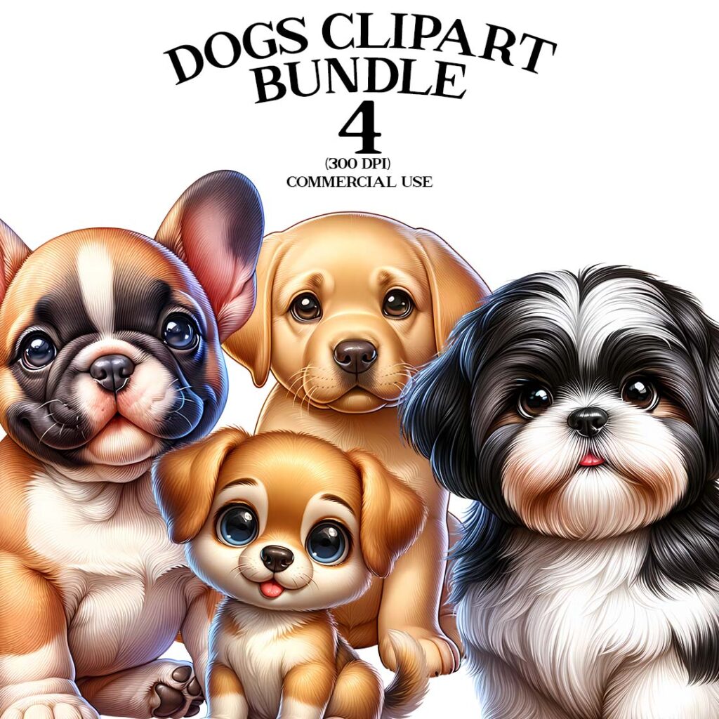 Dogs Clipart Bundle | Animals Clipart Bundle | Clipart - MasterBundles