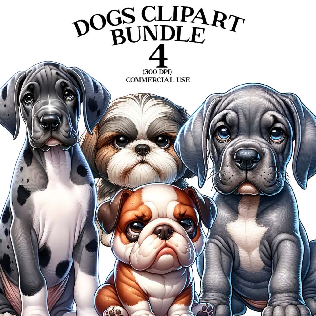 Dogs Clipart Bundle | Animals Clipart Bundle | Clipart - MasterBundles