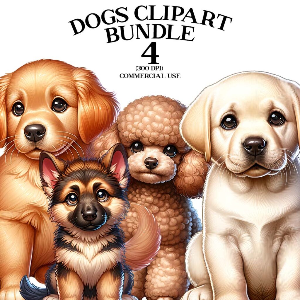 Dogs Clipart Bundle | Animals Clipart Bundle | Clipart - MasterBundles