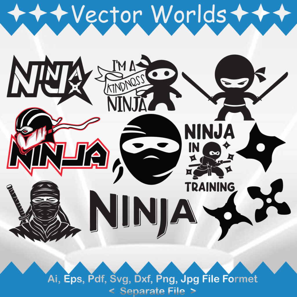 Ninja SVG Vector Design - MasterBundles