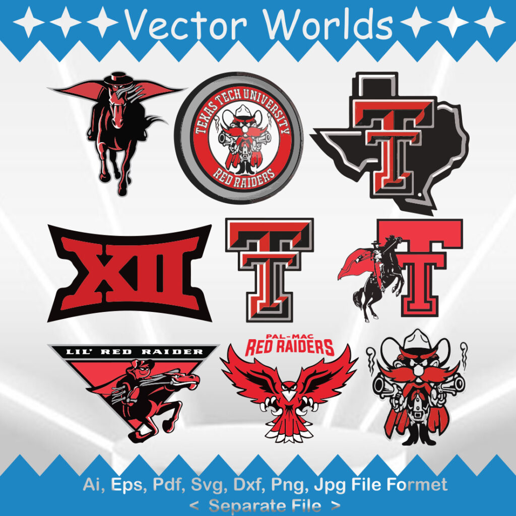 Texas Tech Red Raiders SVG Vector Design - MasterBundles