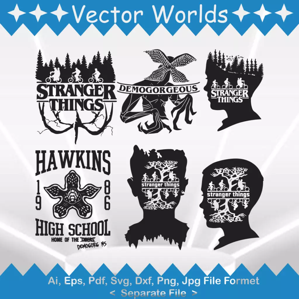Demogorgon Stranger Things SVG Vector Design - MasterBundles
