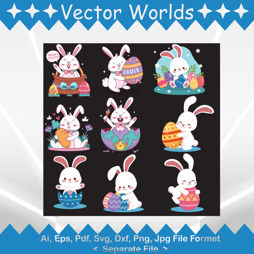 Rainbow Easter Clipart Bundle - MasterBundles