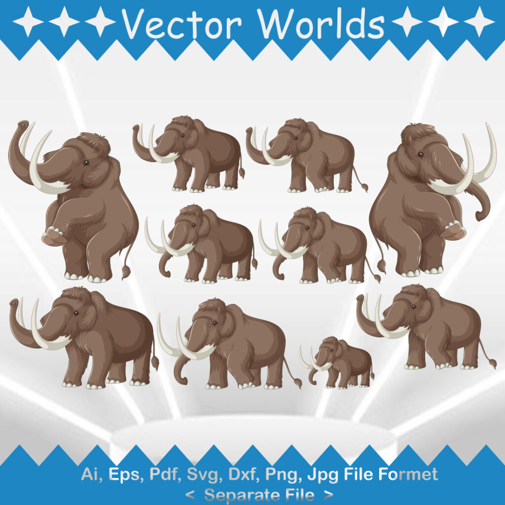 Mammoth SVG Vector Design - MasterBundles