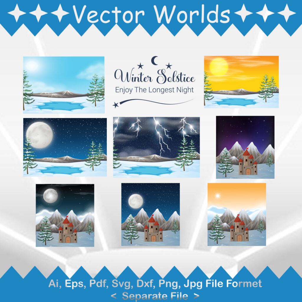 Winter Solstice SVG Vector Design - MasterBundles