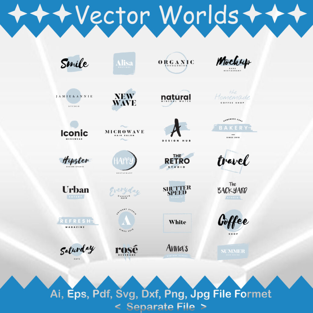 Name Logo SVG Vector Design - MasterBundles