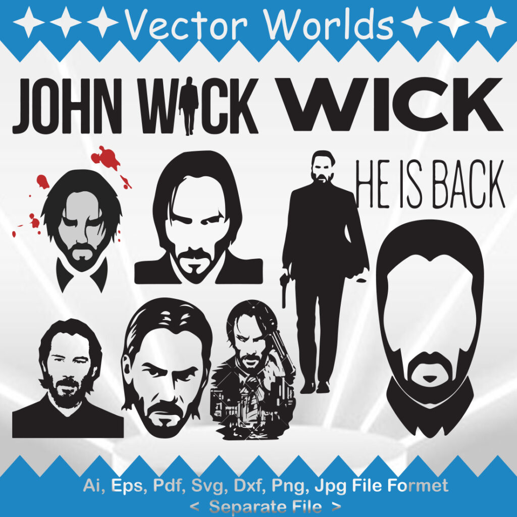 John Wick Logo SVG Vector Design - MasterBundles
