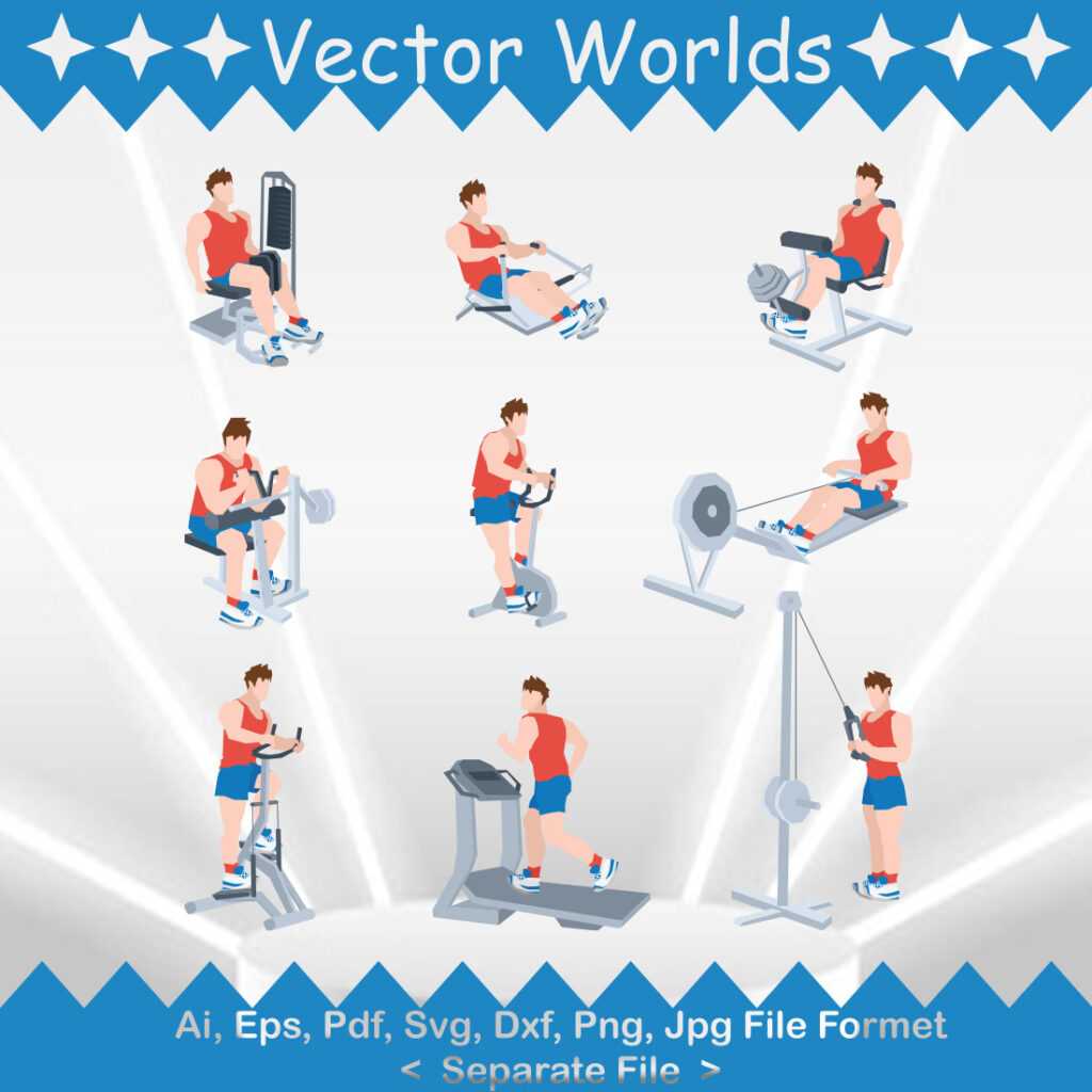 Cardio Exercise SVG Vector Design - MasterBundles