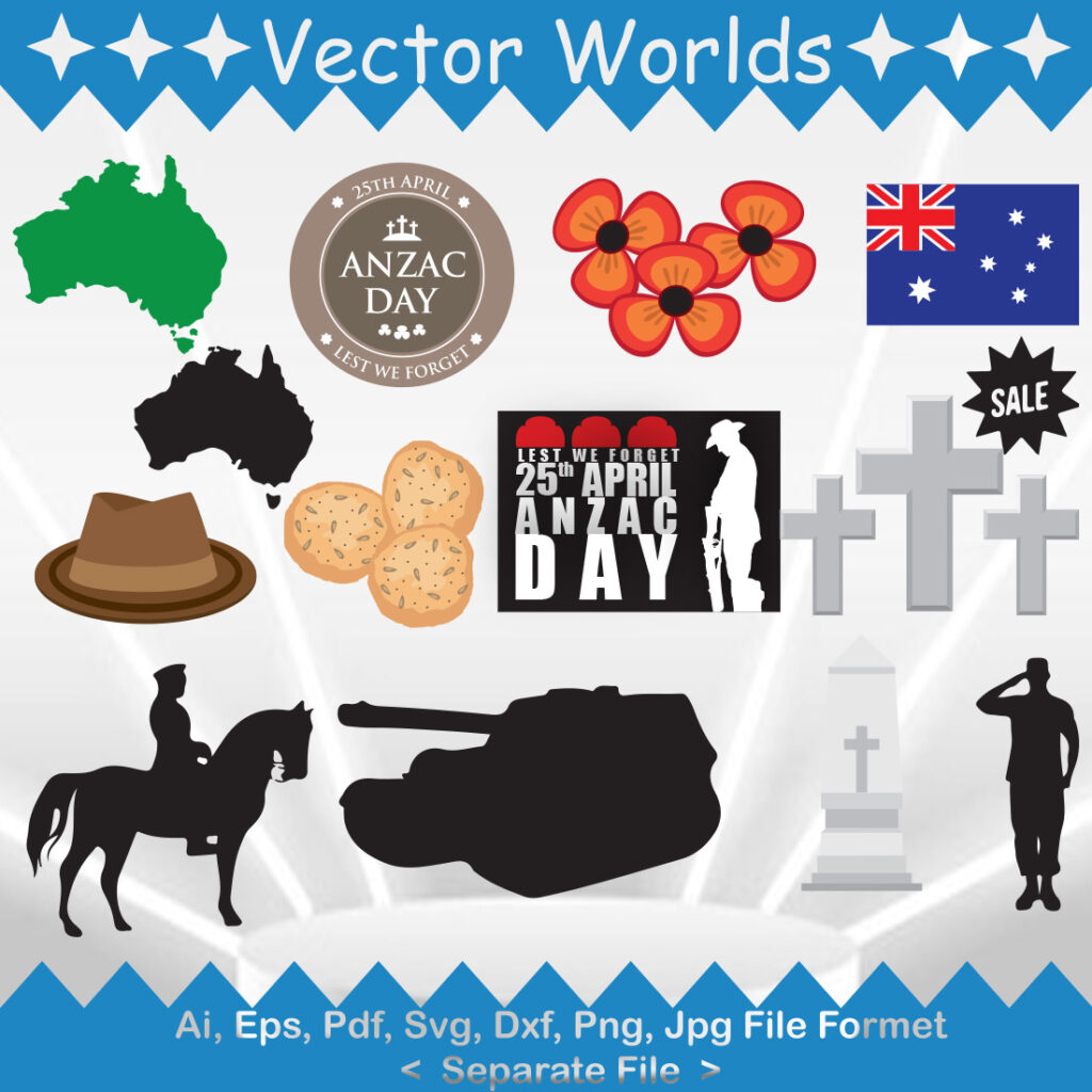 ANZAC Day SVG Vector Design - MasterBundles