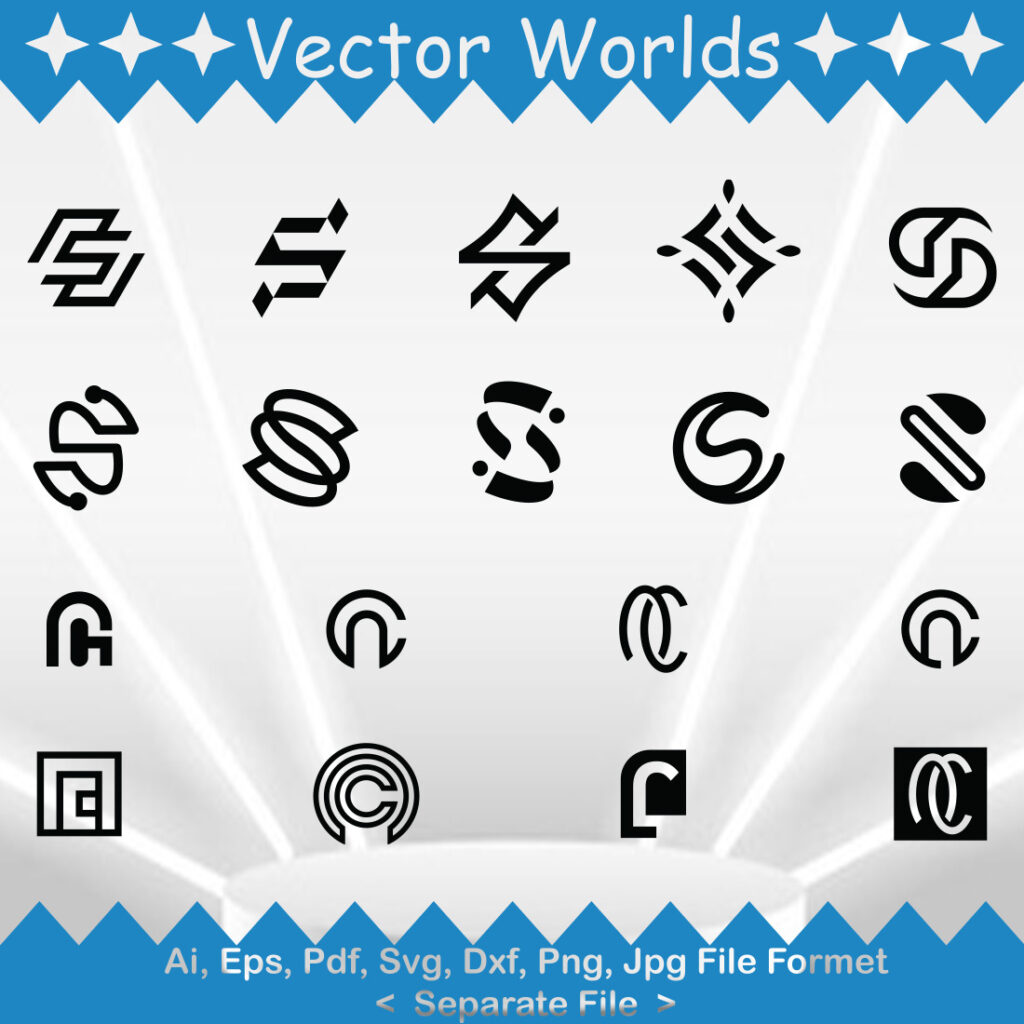 Letter Mark Logo SVG Vector Design - MasterBundles