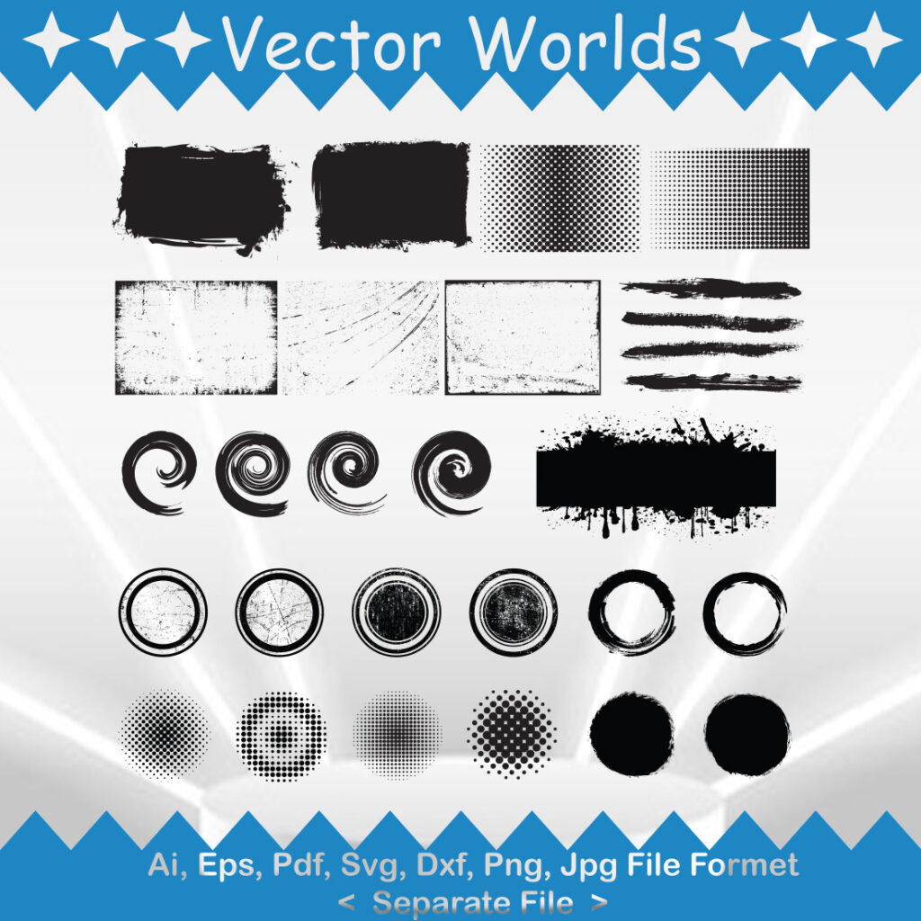 Grunge Effect SVG Vector Design - MasterBundles