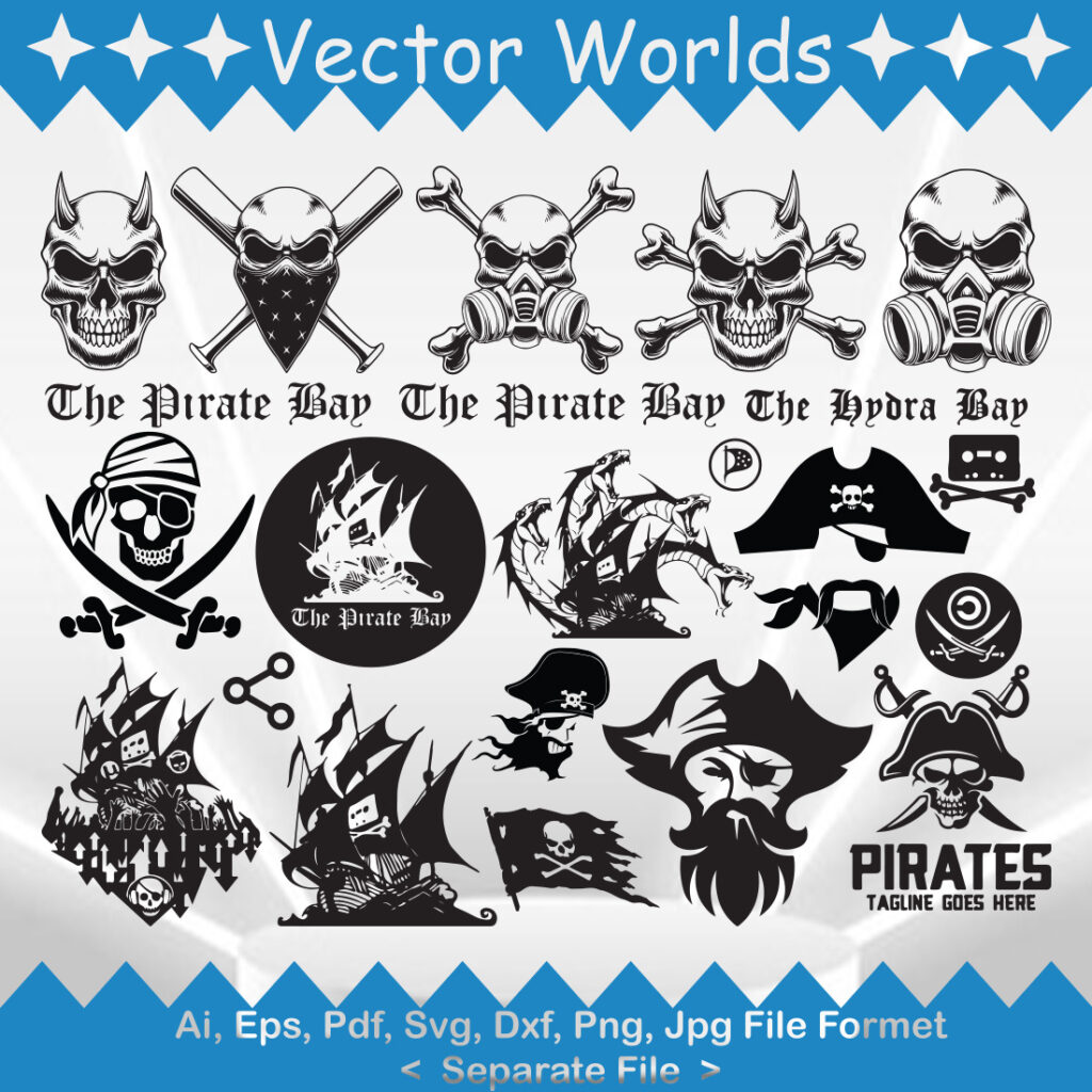 The Pirate Logo SVG Vector Design - MasterBundles