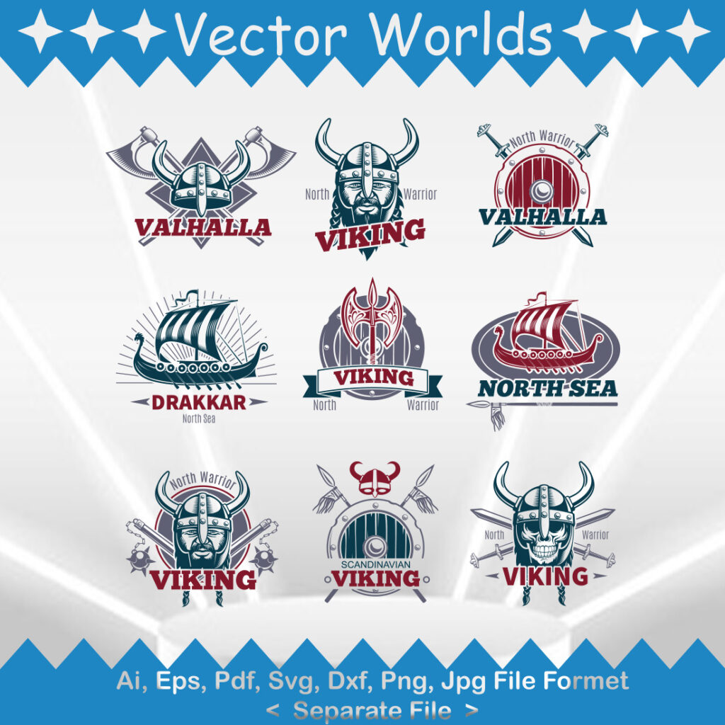 Viking Logo SVG Vector Design - MasterBundles