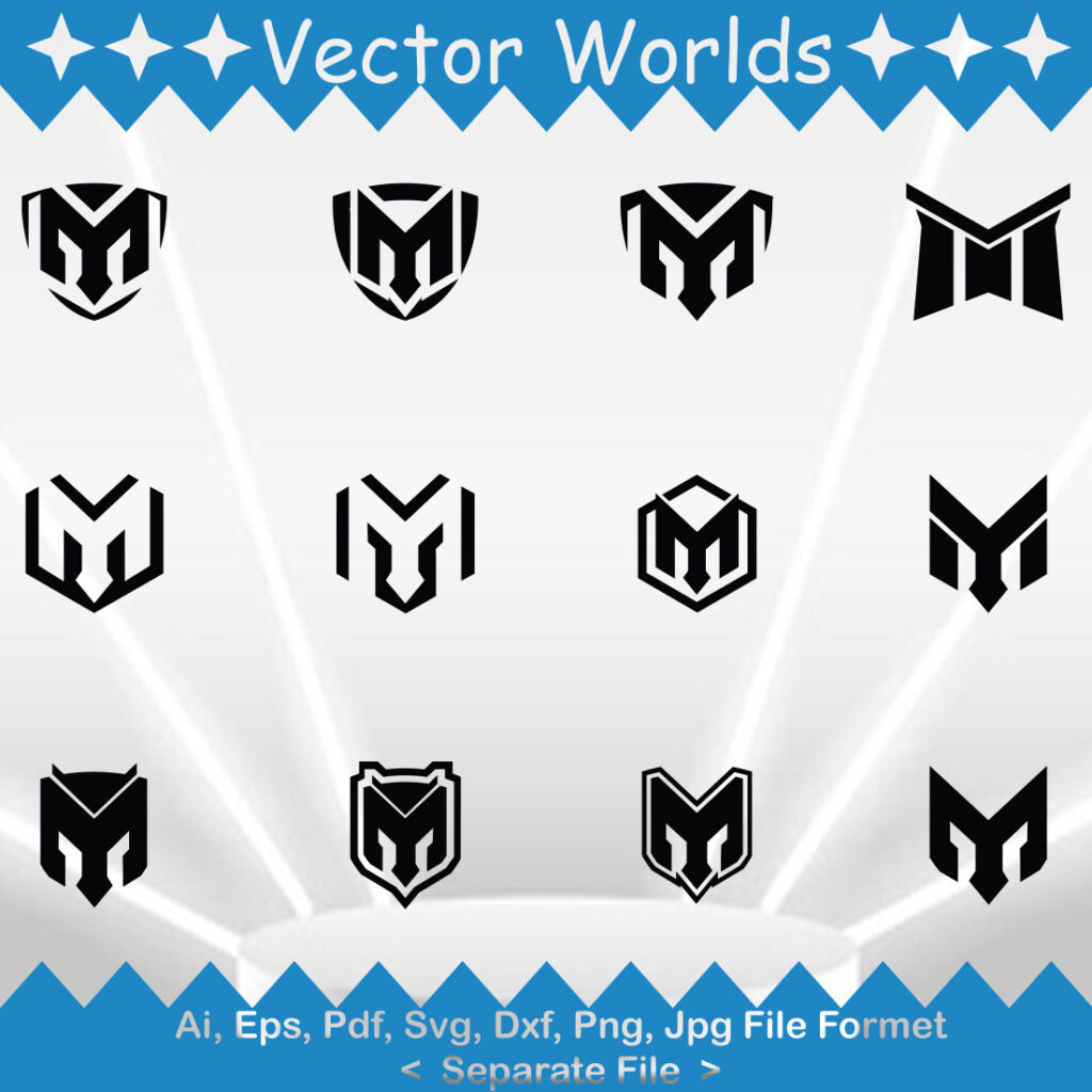 M Logo SVG Vector Design - MasterBundles