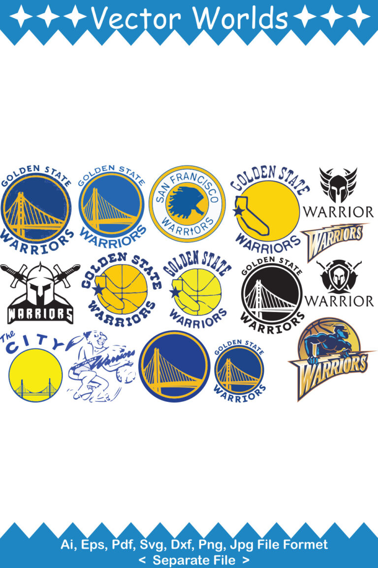 Warriors logo SVG Vector Design - MasterBundles