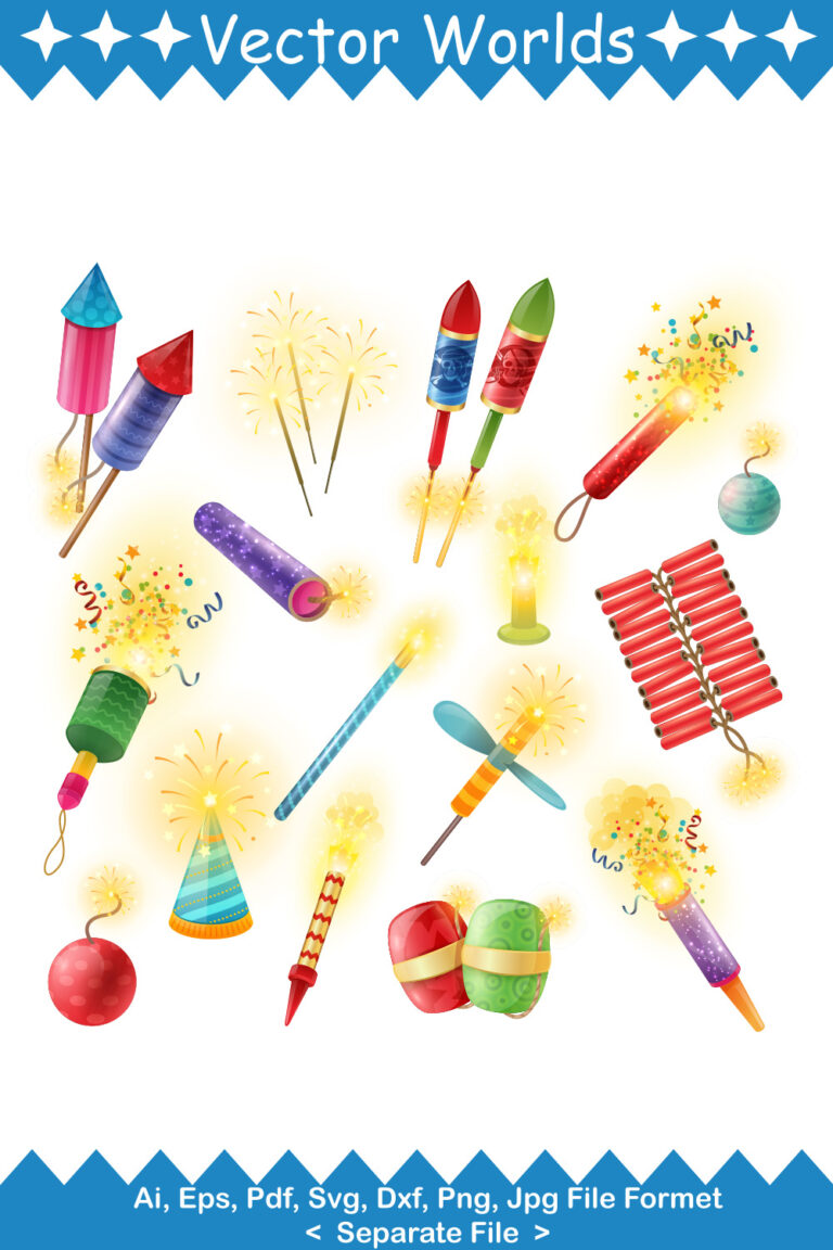 Pyrotechnics Firework SVG Vector Design - MasterBundles