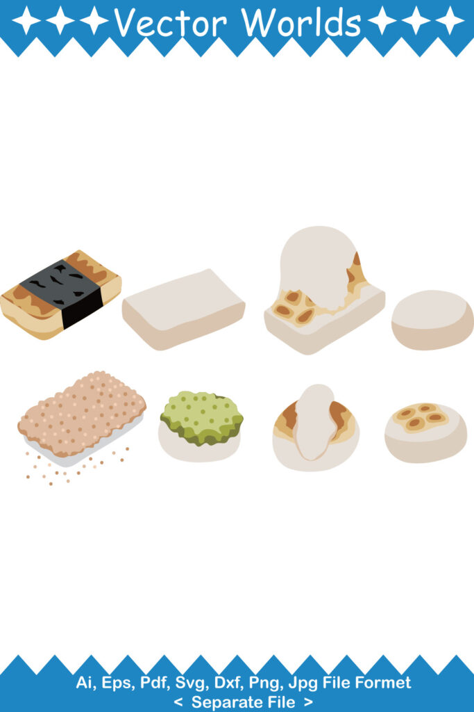 Japanese Mochi SVG Vector Design - MasterBundles