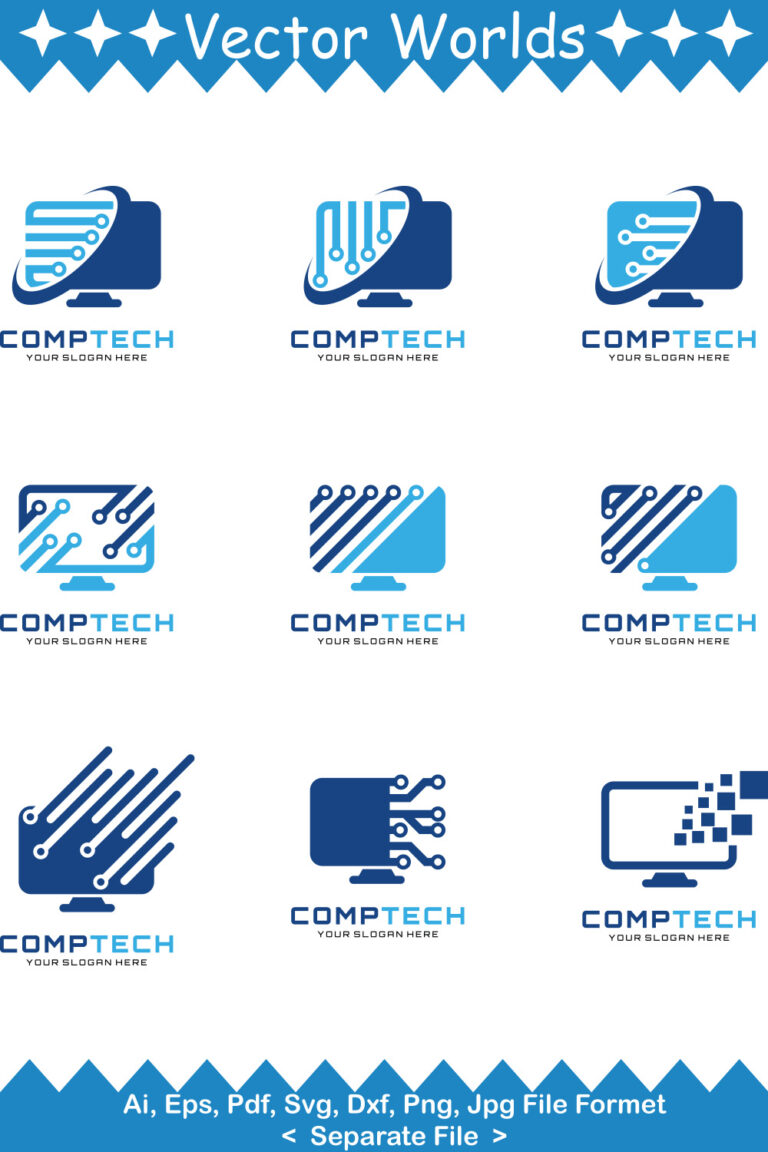 Tech Logo SVG Vector Design - MasterBundles
