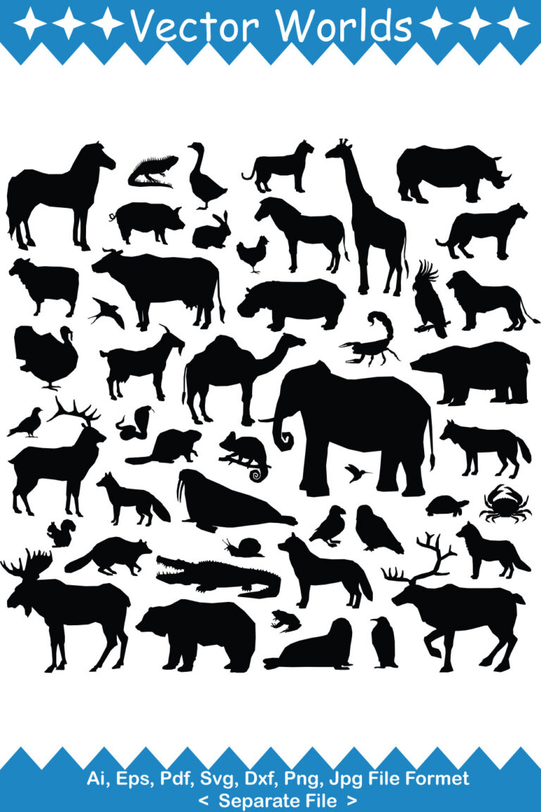 Wild Animals SVG Vector Design - MasterBundles