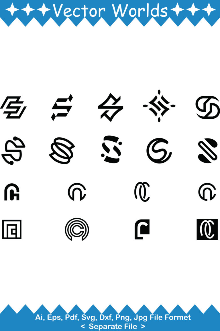 Letter Mark Logo SVG Vector Design - MasterBundles