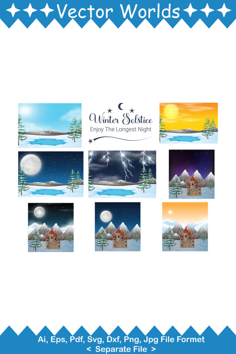 Winter Solstice SVG Vector Design - MasterBundles