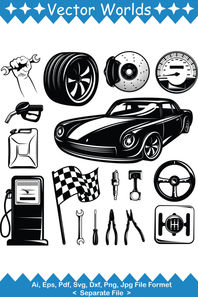 Car Element SVG Vector Design - MasterBundles