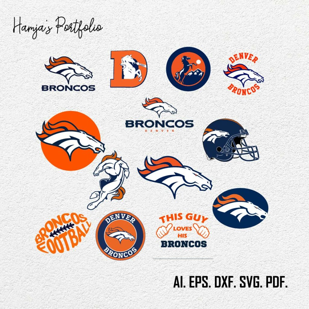 Denver Broncos Vector logo Svg - MasterBundles