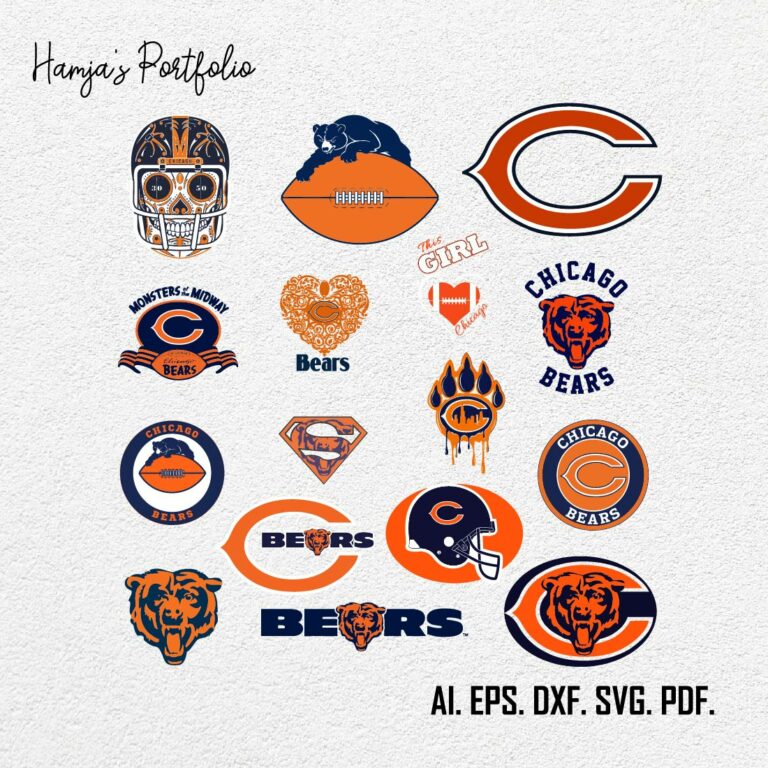 Chicago Bears Vector logo Svg - MasterBundles