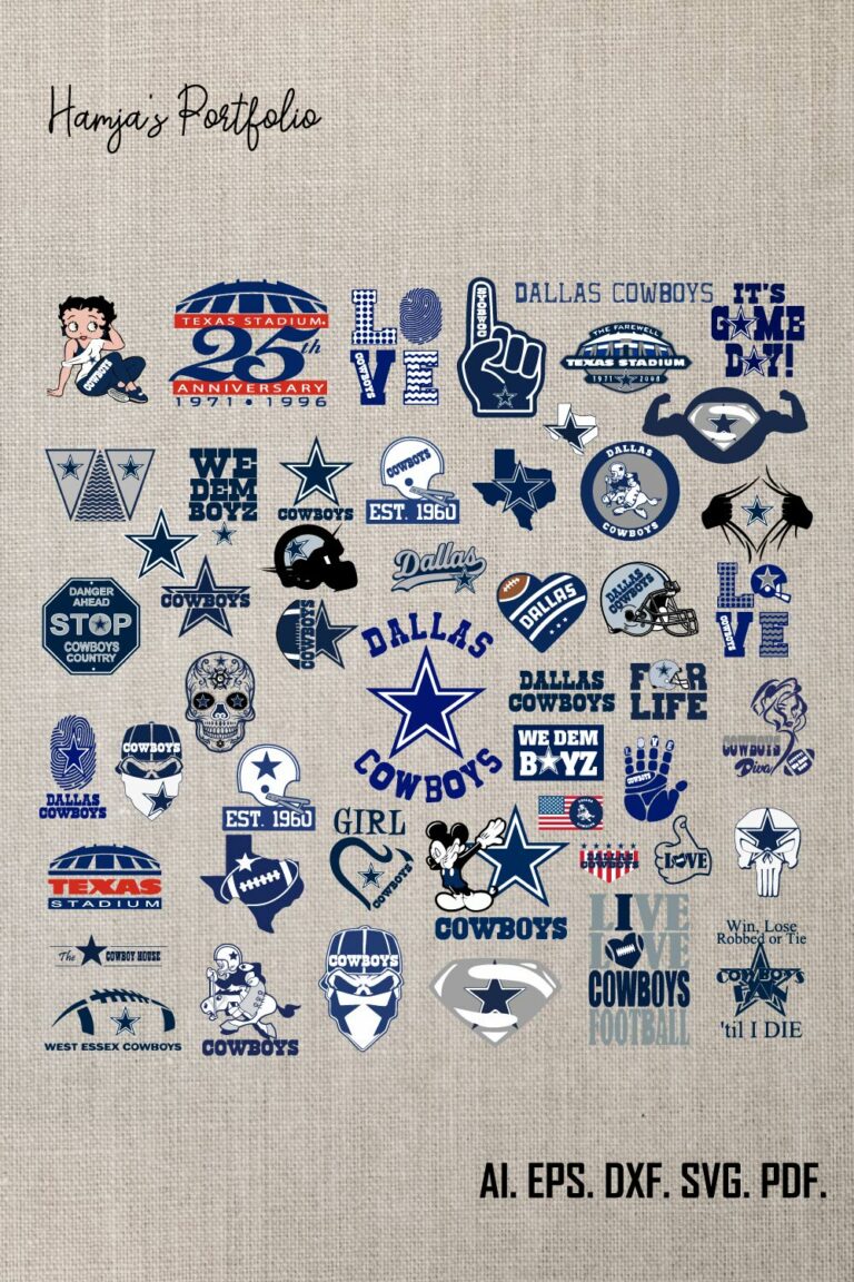 Dallas Cowboys Vector logo Svg - MasterBundles