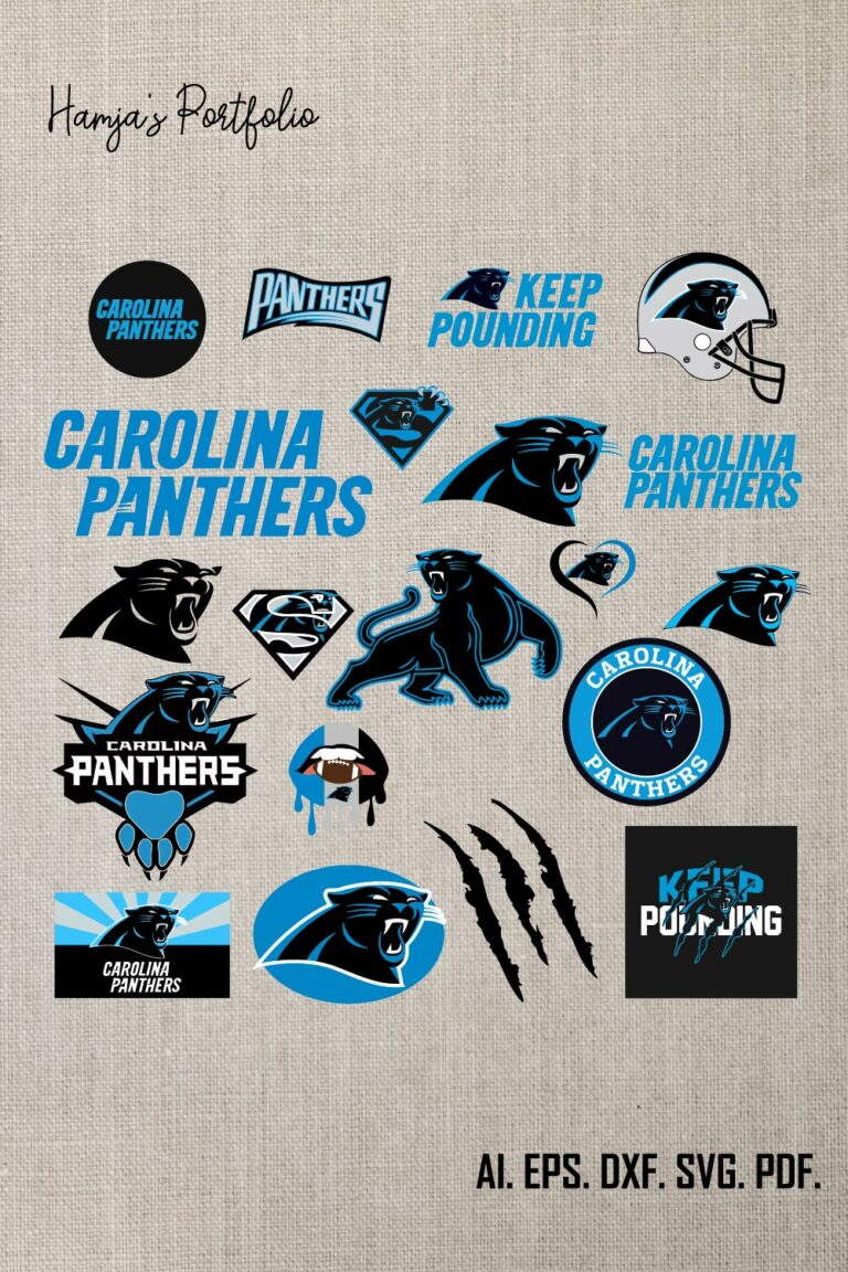 Carolina Panthers Vector logo Svg - MasterBundles