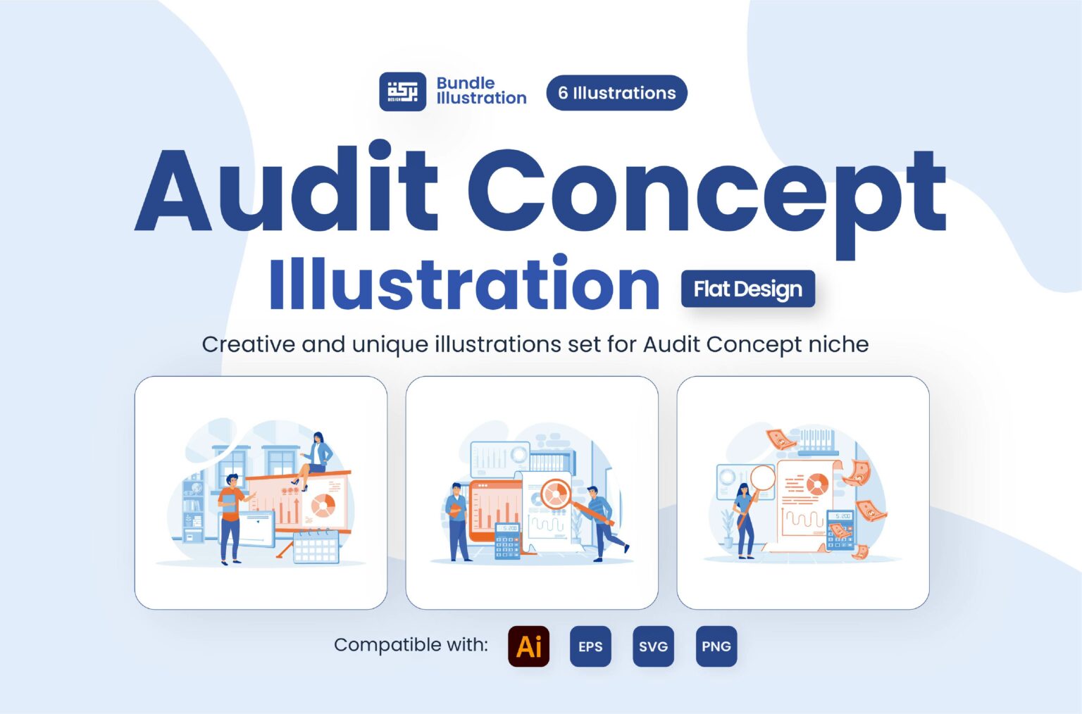 Illustration of Audit Concept - MasterBundles