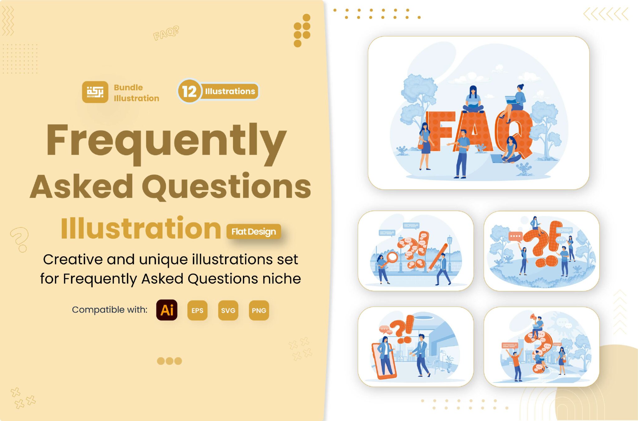 Illustration of Frequently Asked Question ( FAQ) 2 - MasterBundles