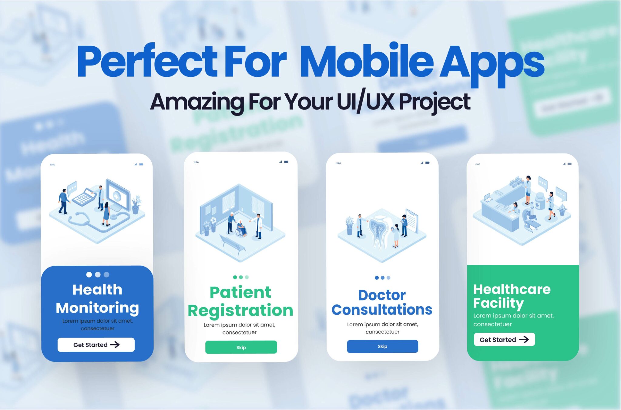 Healthcare & Hospital Profession Illustration Design - MasterBundles