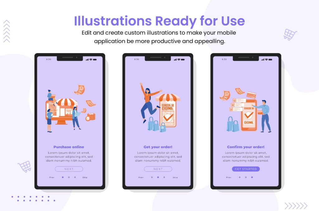 Illustration of Order Confirmation Concept - MasterBundles