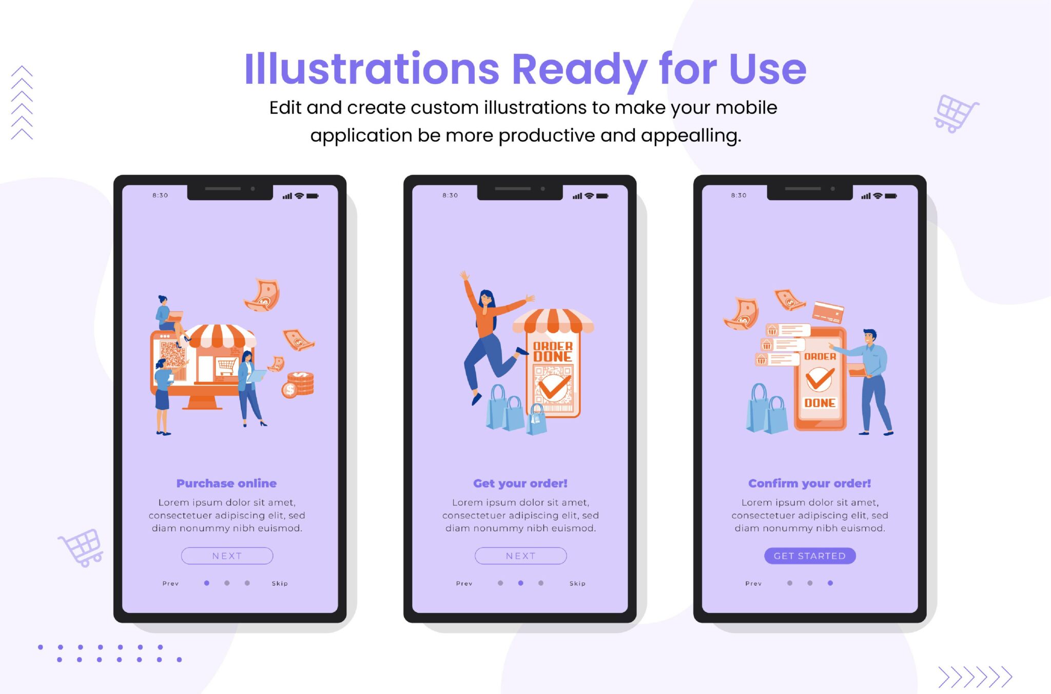 Illustration of Order Confirmation Concept - MasterBundles